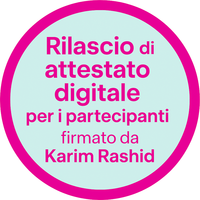 2025 - Landing Karim Rashid - Alunni – Italian Design Institute